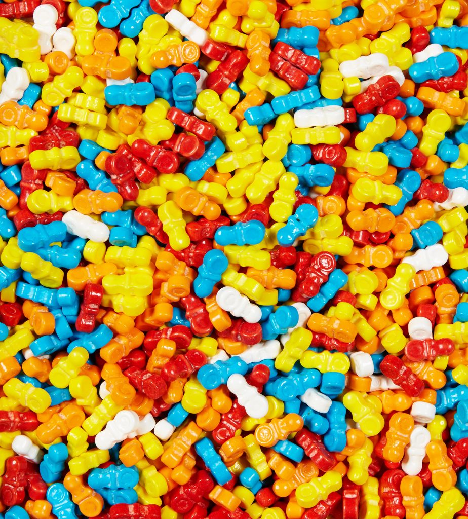Bulk pressed dextrose candies – Délices de la fôret Valli